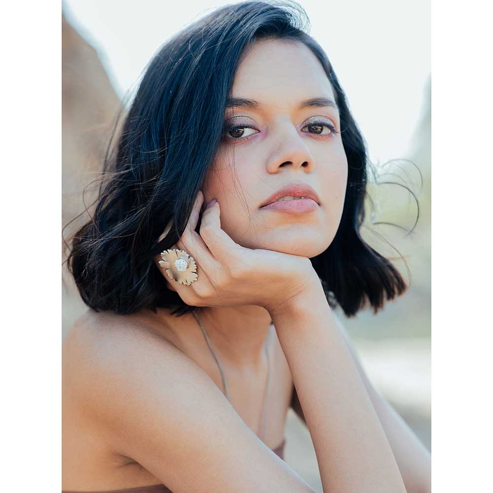 Aarjavee Circulars-Silver Ring – Nykaa Fashion