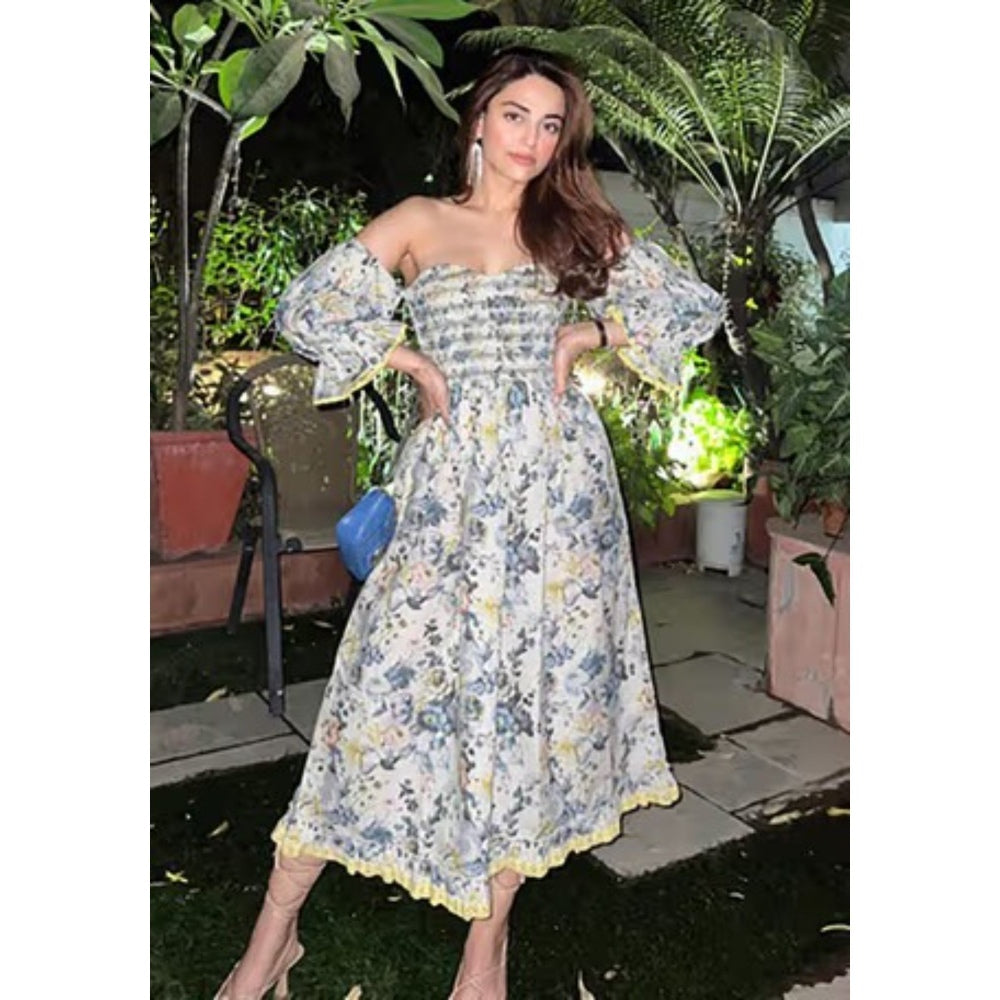 MIRIPRET Selena Taupe Dress – Nykaa Fashion