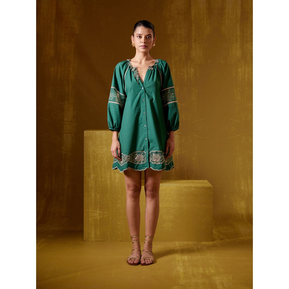 BUNKA Green Dress – Nykaa Fashion