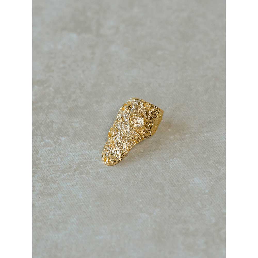 Aarjavee Roshani Golden Ring – Nykaa Fashion